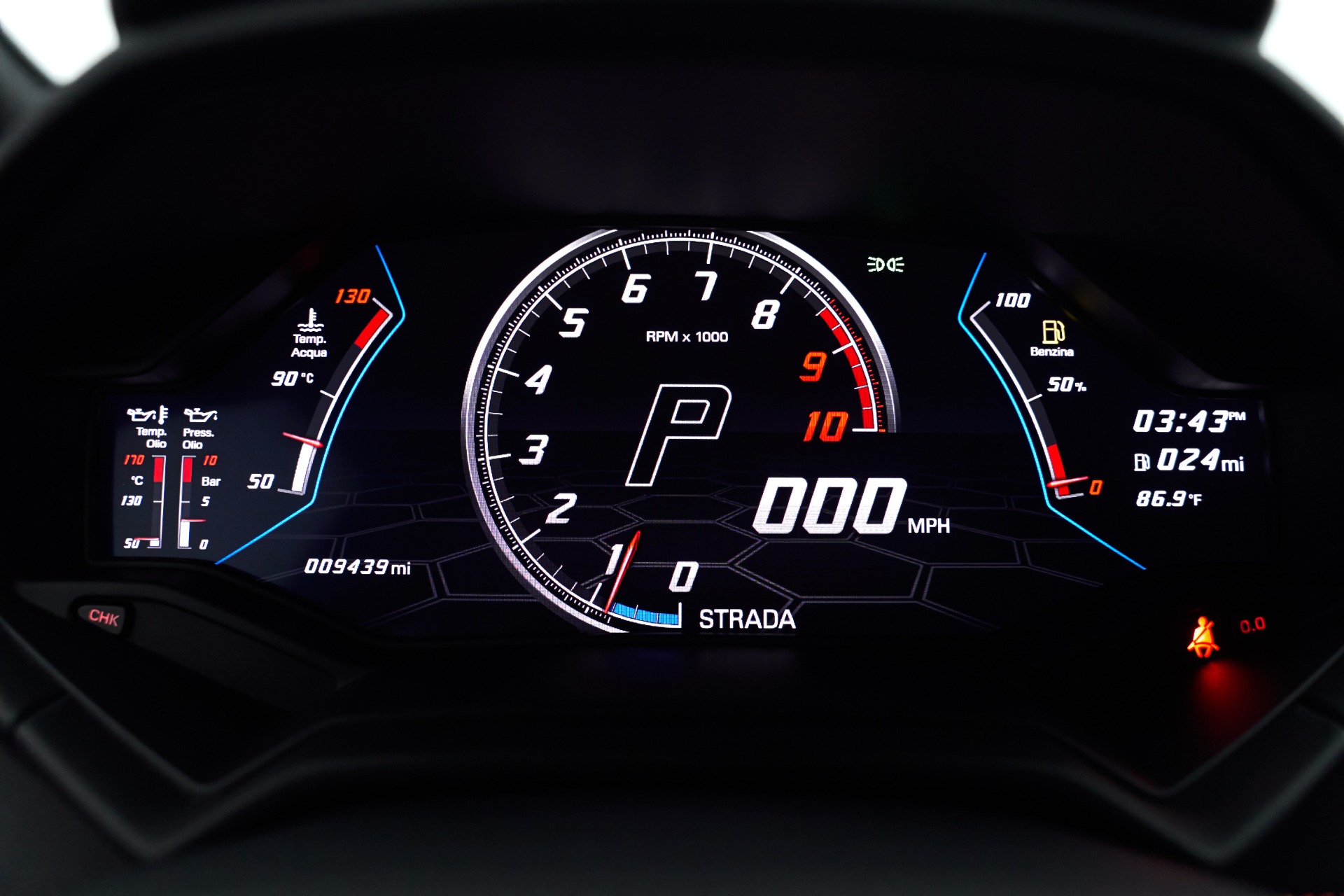 Lamborghini Speedometer Wallpaper