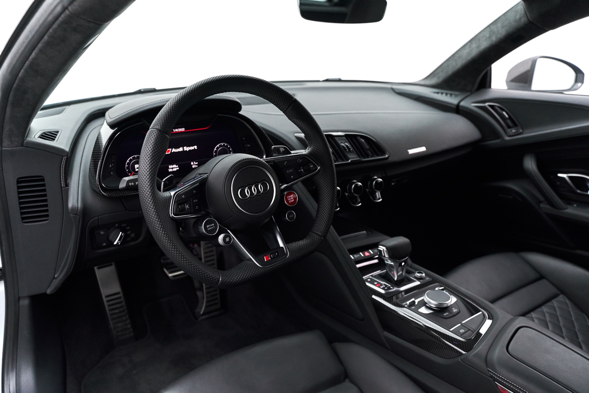 Audi R8 2022 White Interior