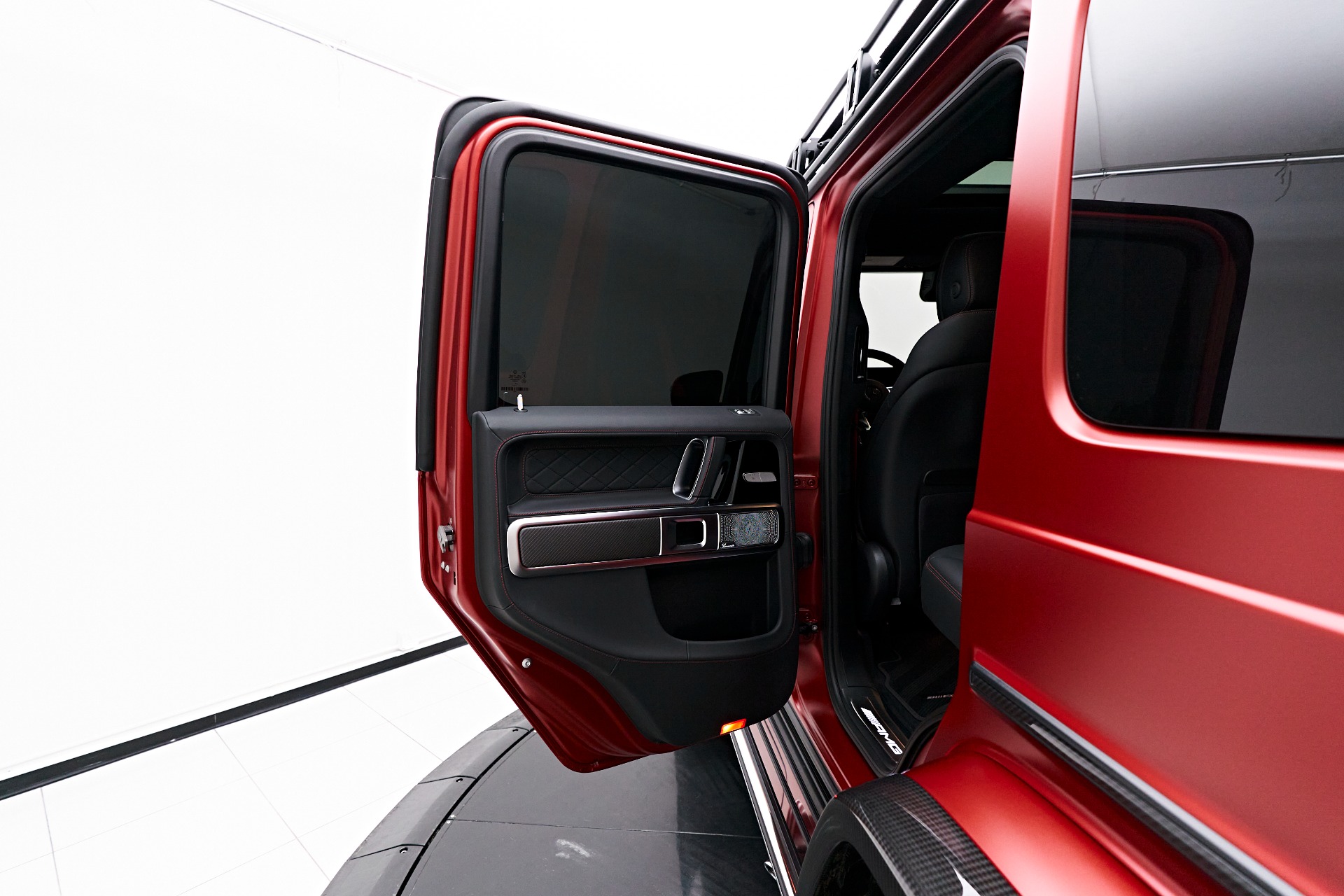 Black Mercedes G Class 2022 Interior