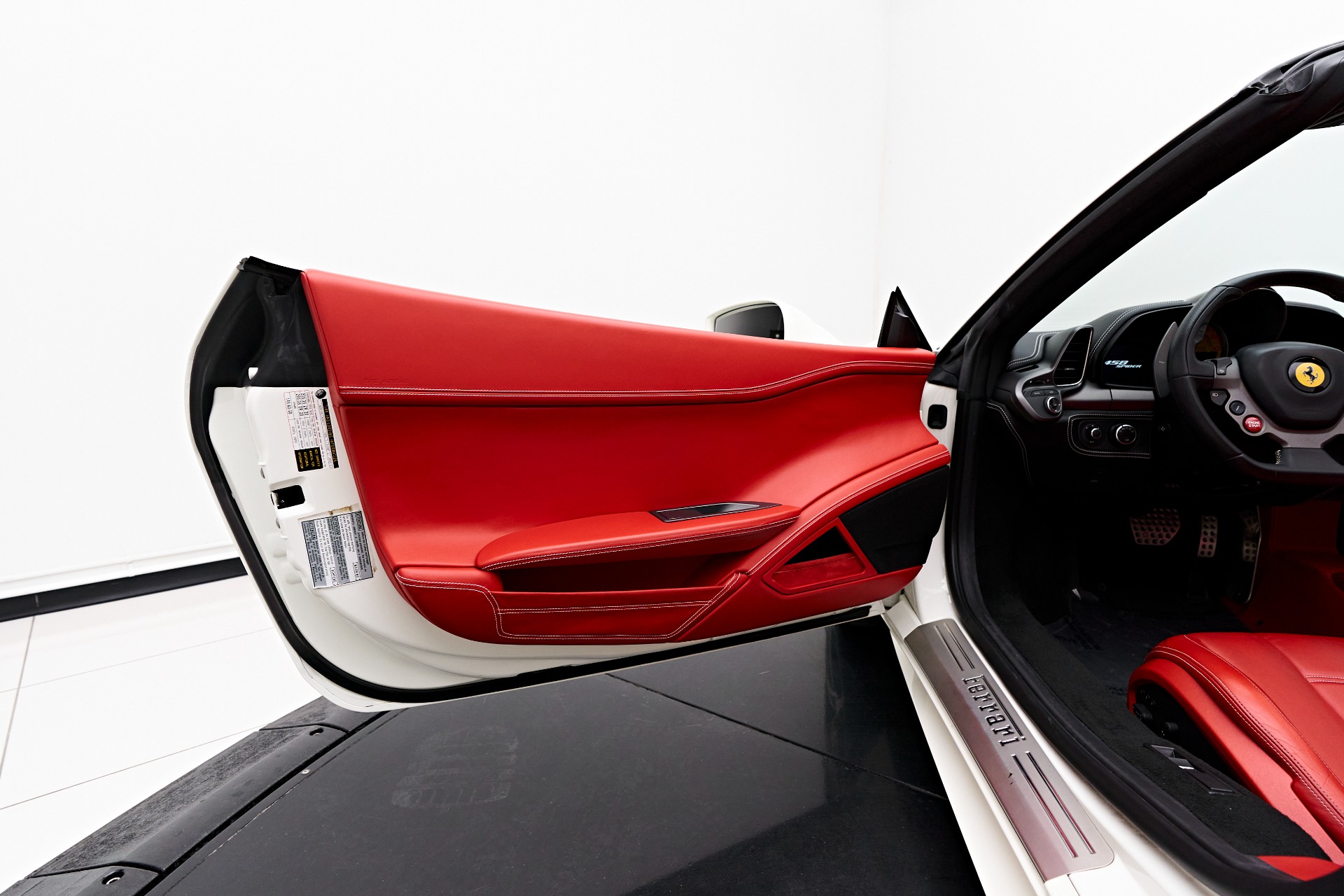 Ferrari 458 Italia Red Interior