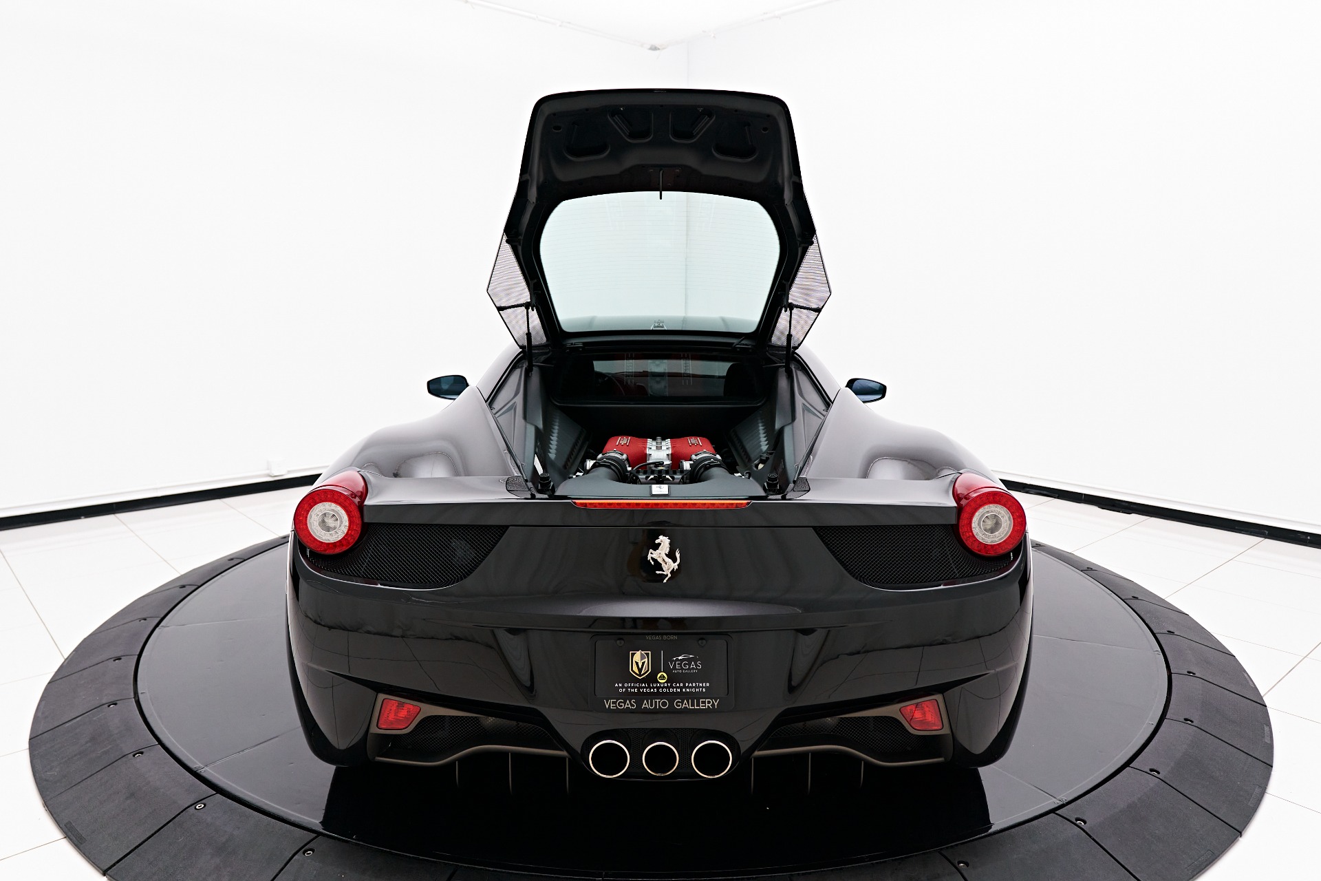 Black Ferrari 458 Convertible
