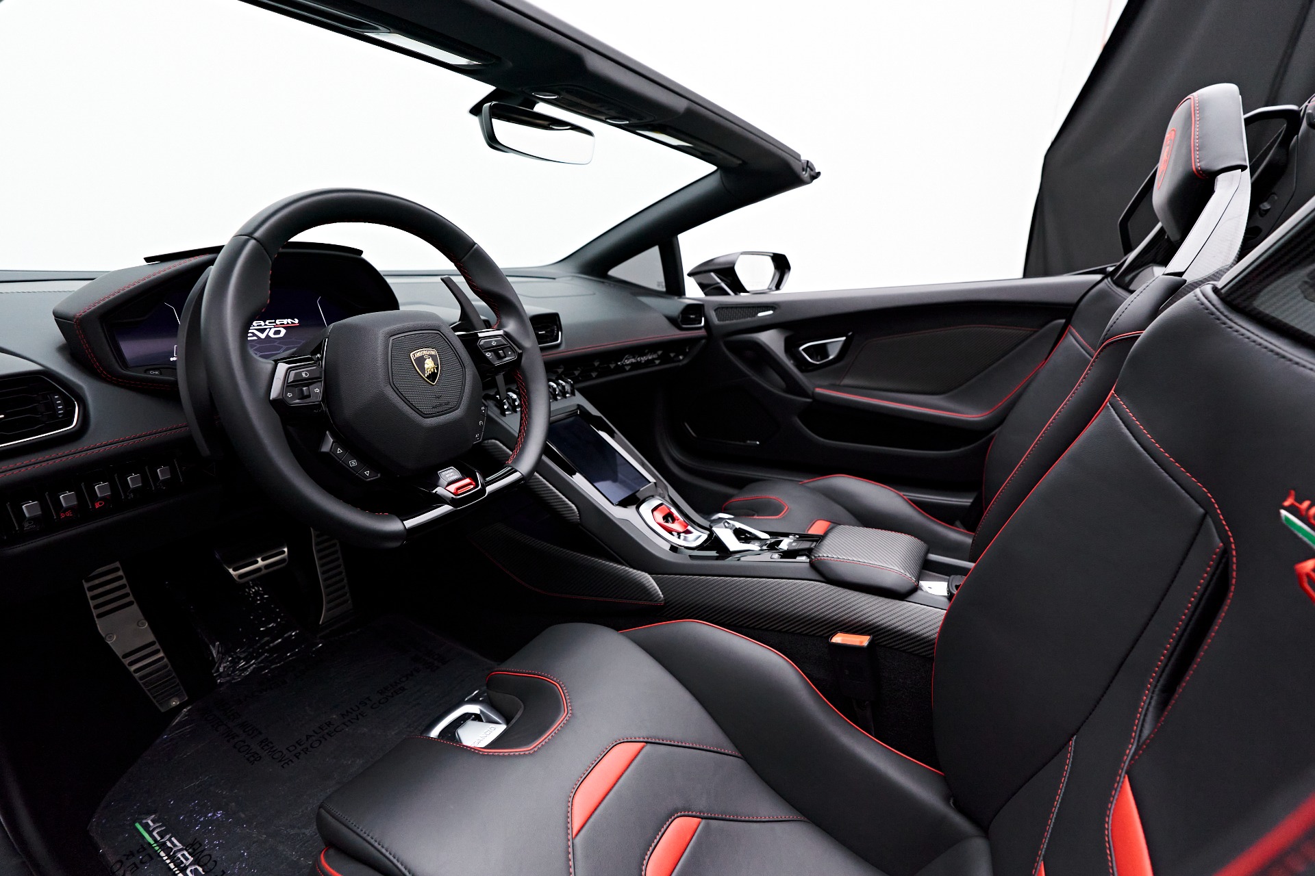 Lamborghini Huracan Black Interior