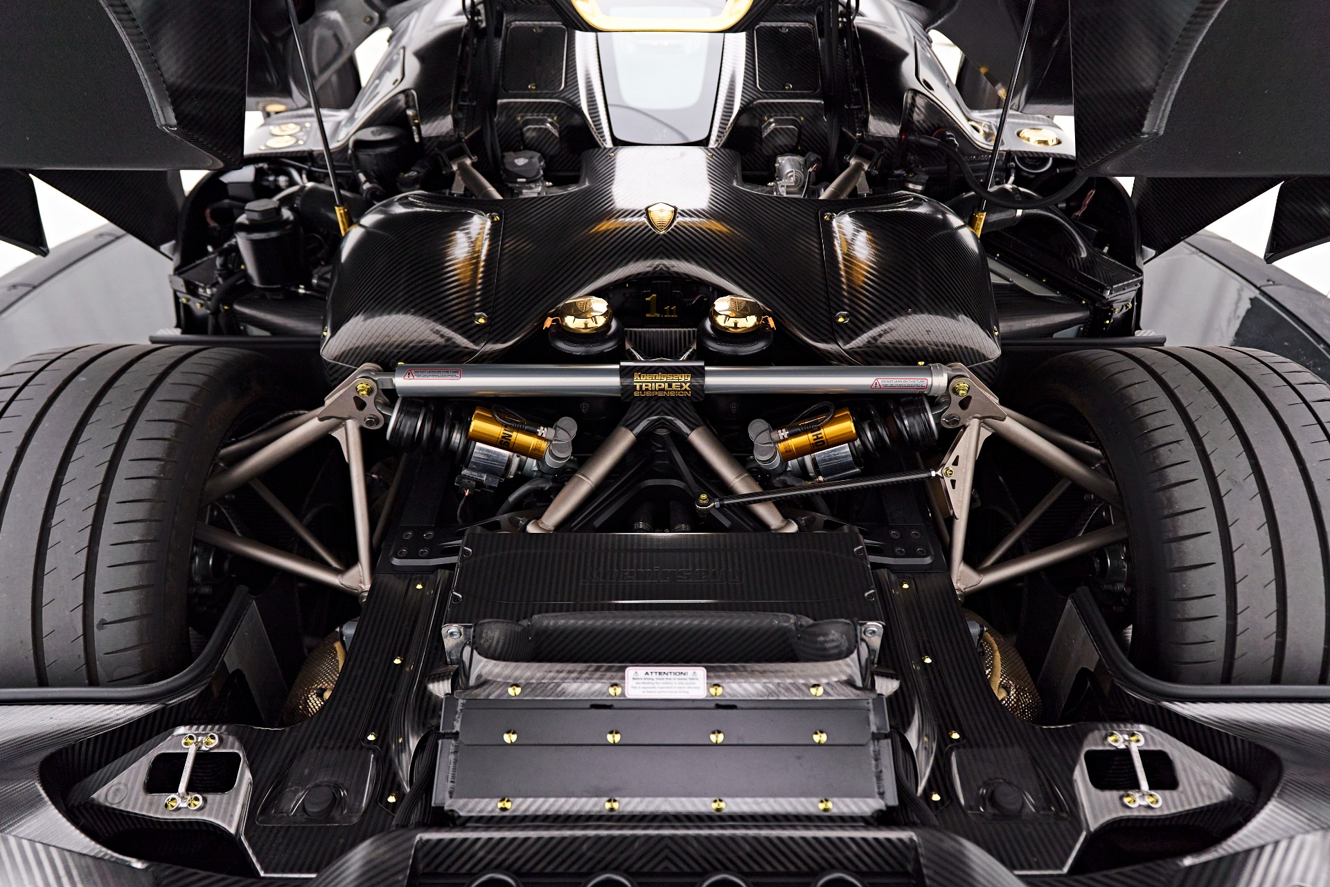 Koenigsegg Agera R Engine Bay