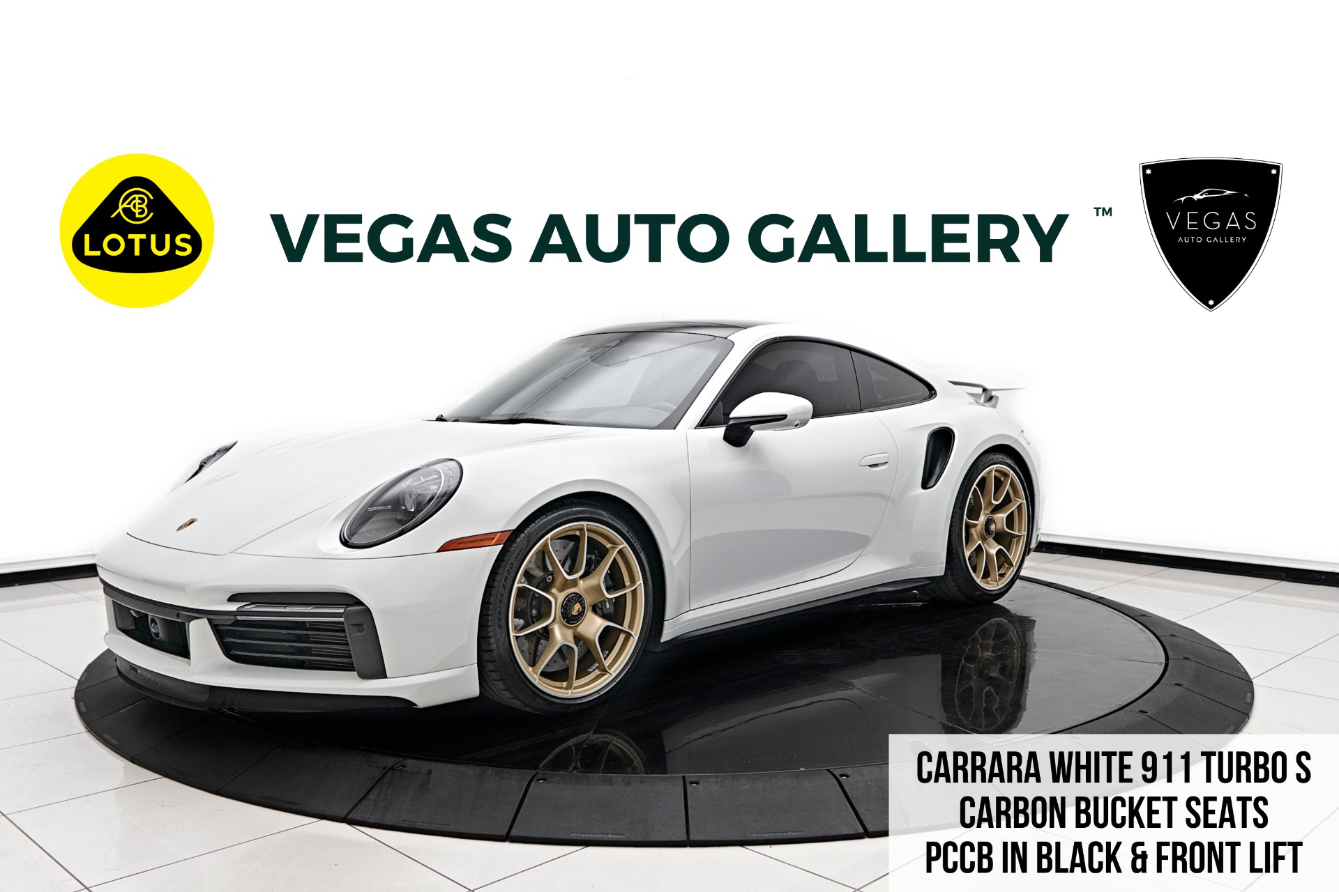 White Porsche 911 Turbo